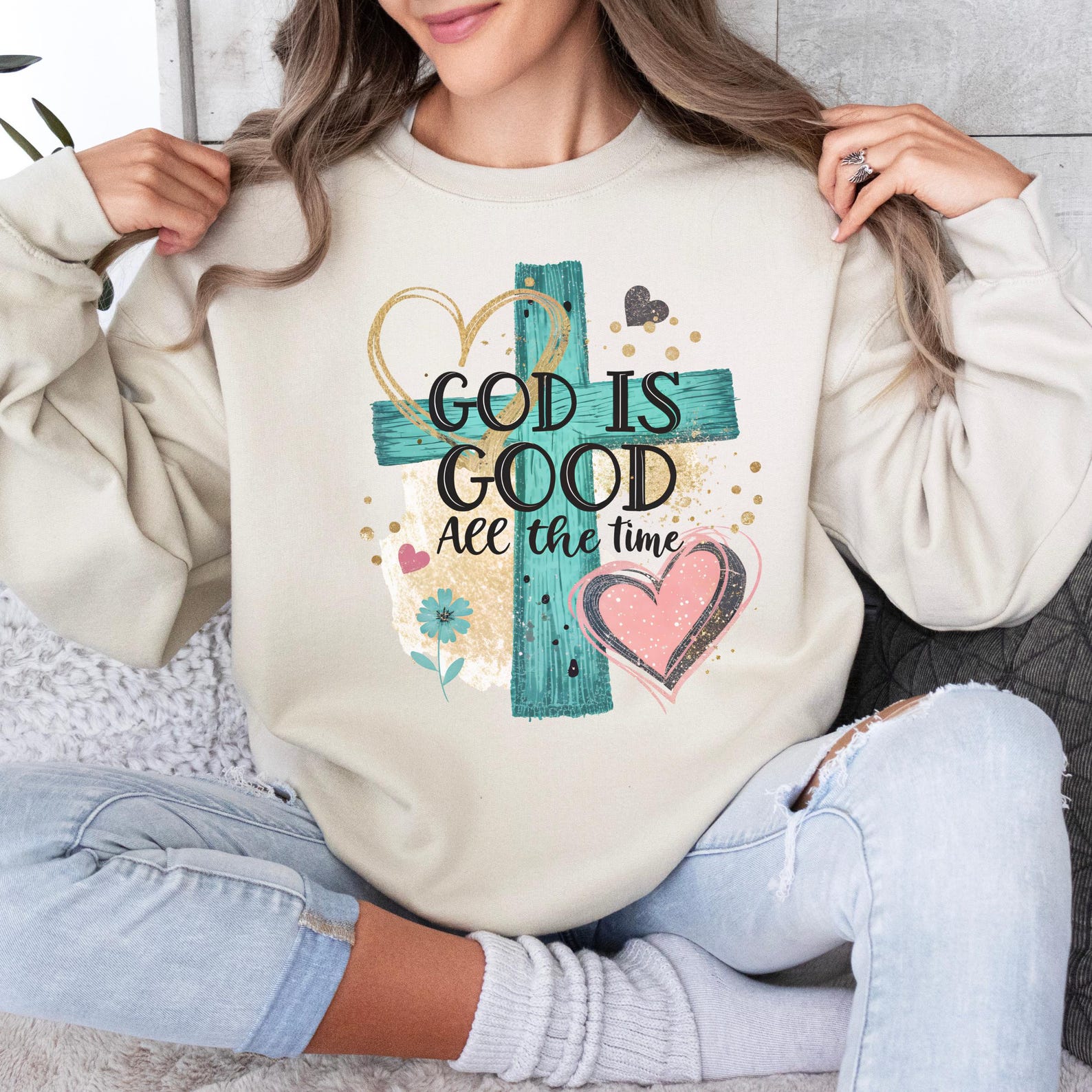 God is Good Cross Sublimation PNG, Christian Faith Design, Religious ...