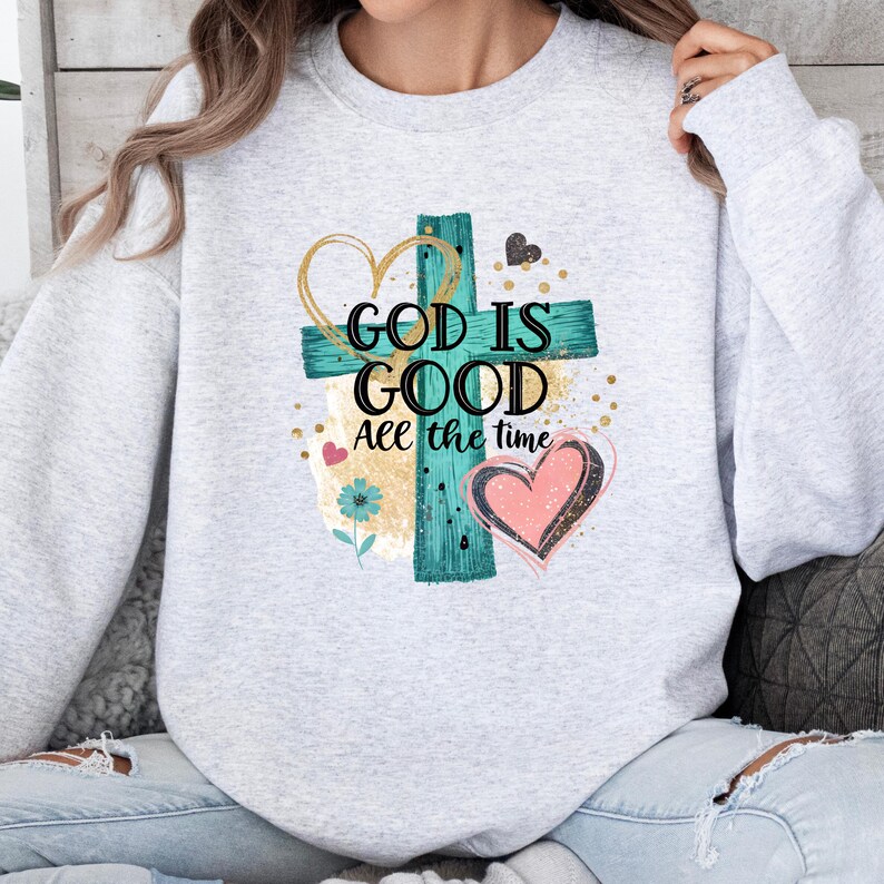 God is Good Cross Sublimation PNG, Christian Faith Design, Religious ...