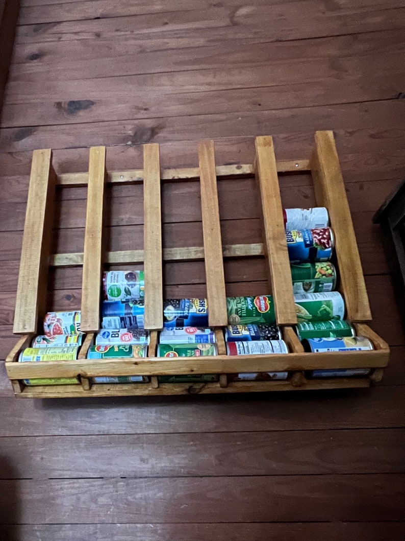 Can Food Organization Shelf - Etsy