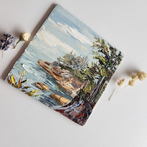 Cape Flattery Washington Painting Washington Coastline Coastline ...