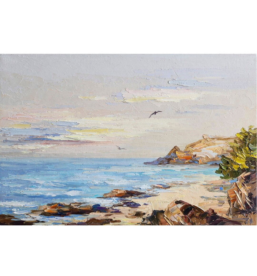 Original Big Sur Monterey Painting Monterey Coastline California ...