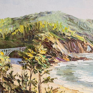 Oregon Coastline Painting Oil Painting Oregon Landscape Painting ...