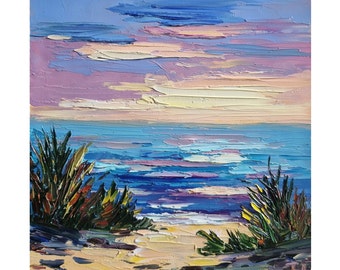 Michigan Painting Pictured Rocks Original Art Lake Superior - Etsy