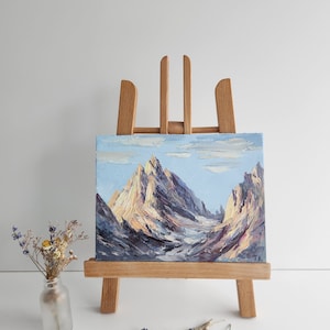 Italian Dolomites Italian Alps Painting Mountain Art Dolomites ...