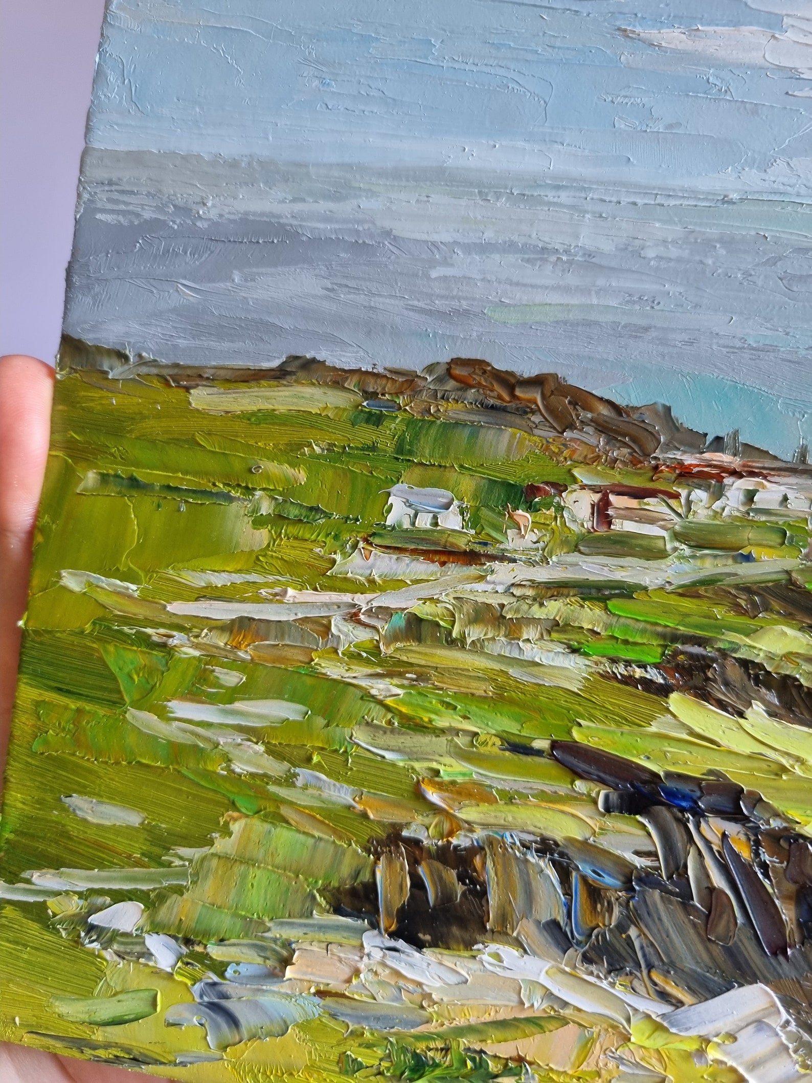 Neist Point Scotland Oil Painting, Coastal Landscape Wall Art - Etsy