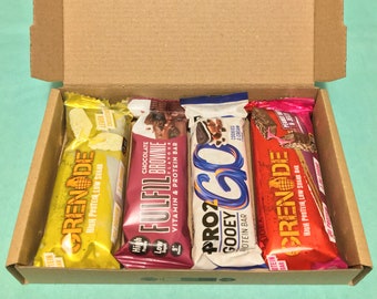 Protein Bar Gift Box - Etsy UK