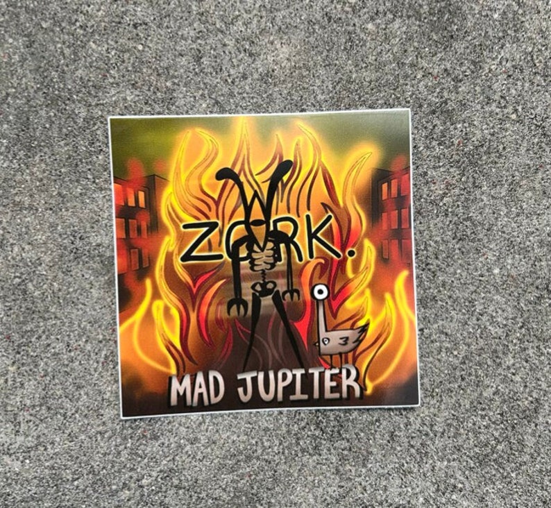 Zork. Album Sticker Fire Variant (merch) - Etsy
