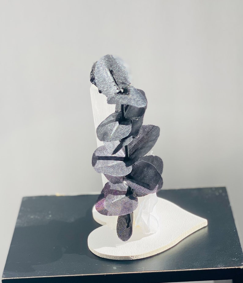 Selenite Tower Empath Self Care Energy Clearing Tourmaline - Etsy