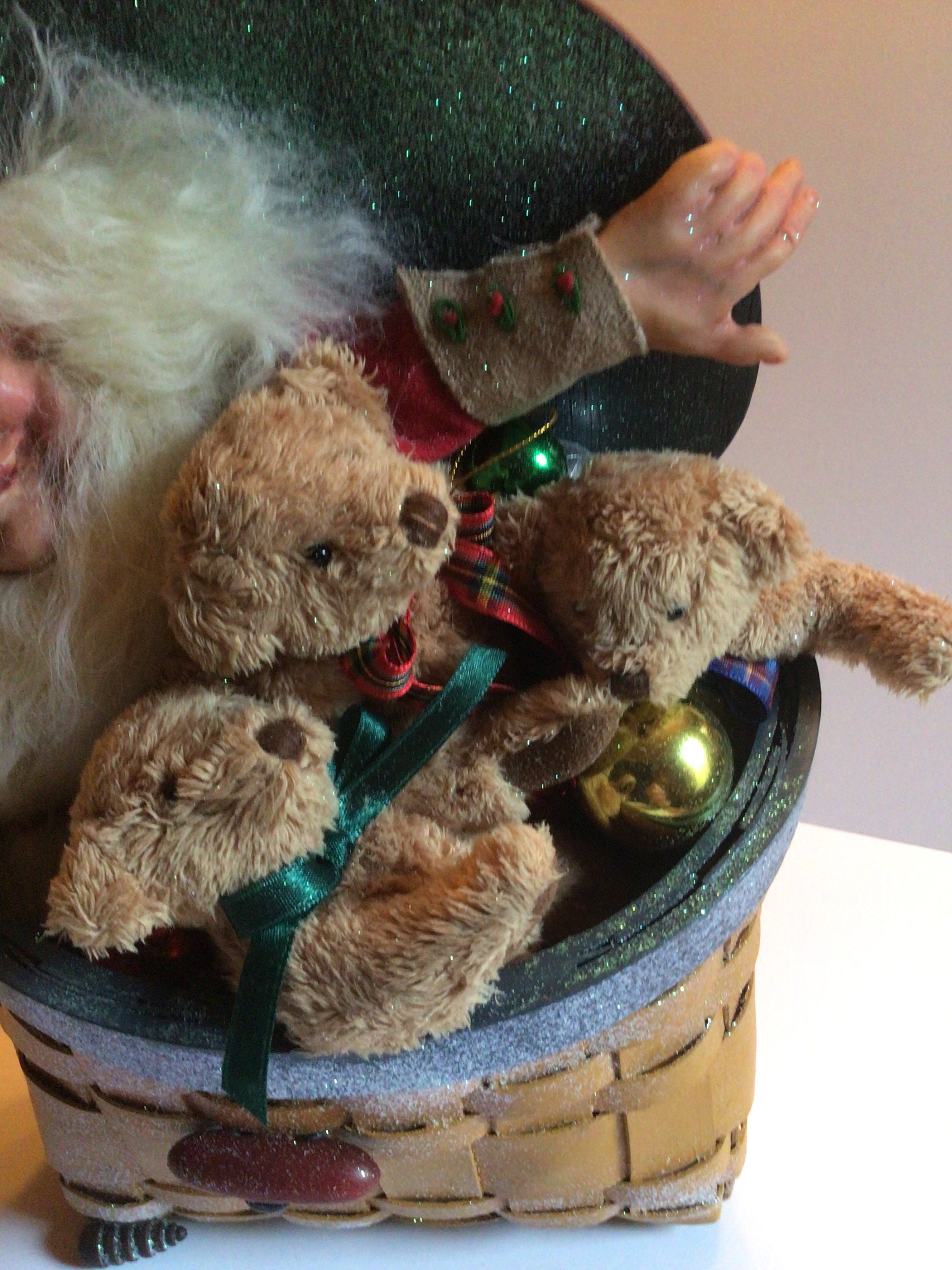 Demdaco Drolleries teddy Bear Stowaway Retired Figure Deborah Henderson ...