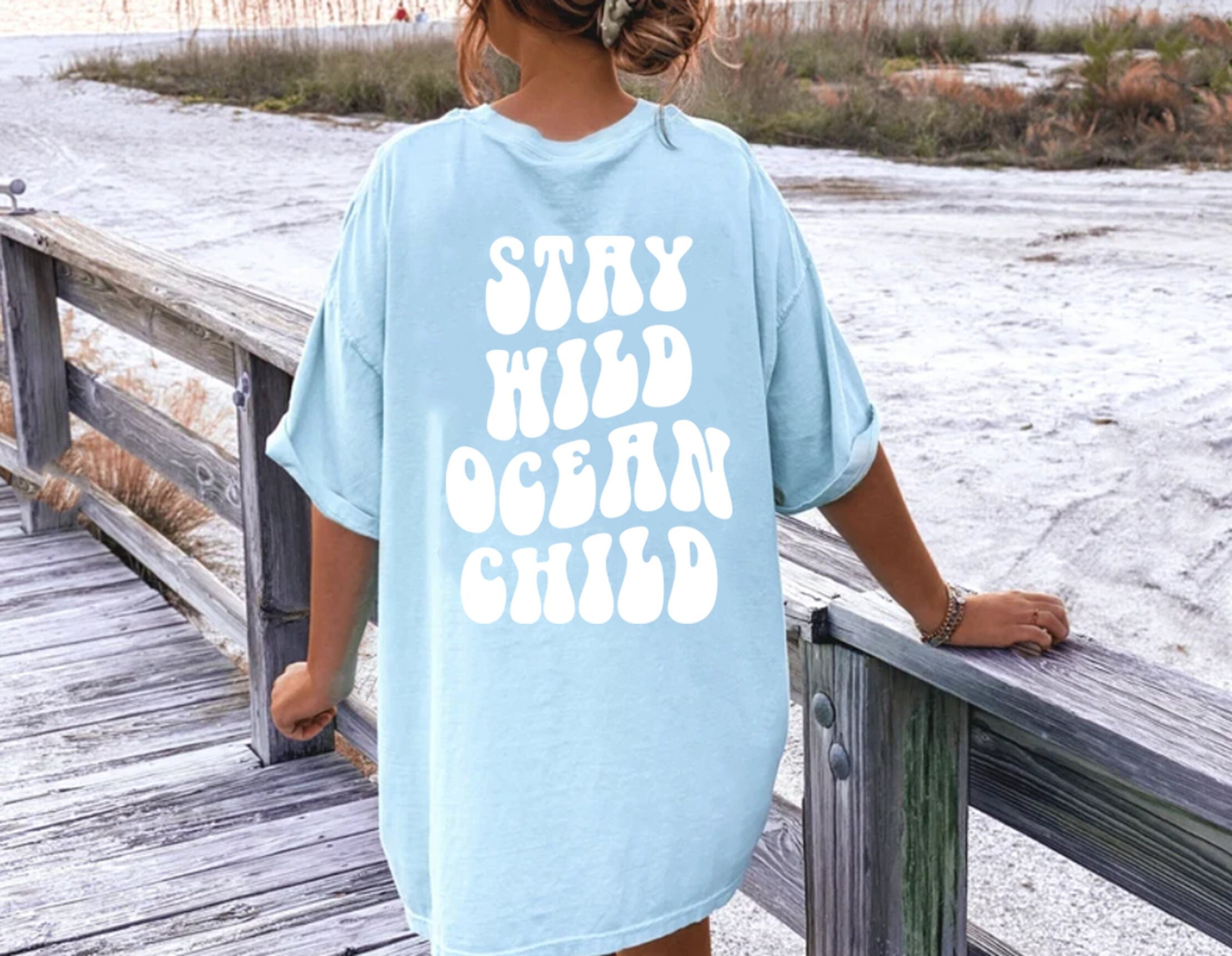 Ocean Tshirt Beach Tee Vsco Shirt Trendy Woman Tee Outfit - Etsy