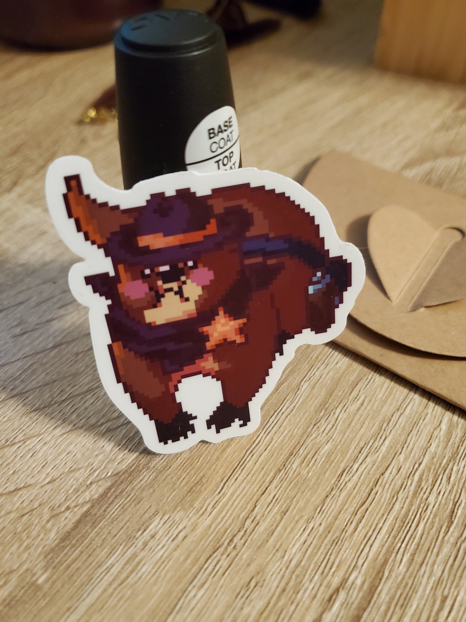 Pixel Art Otter Vinyl Stickers - Etsy