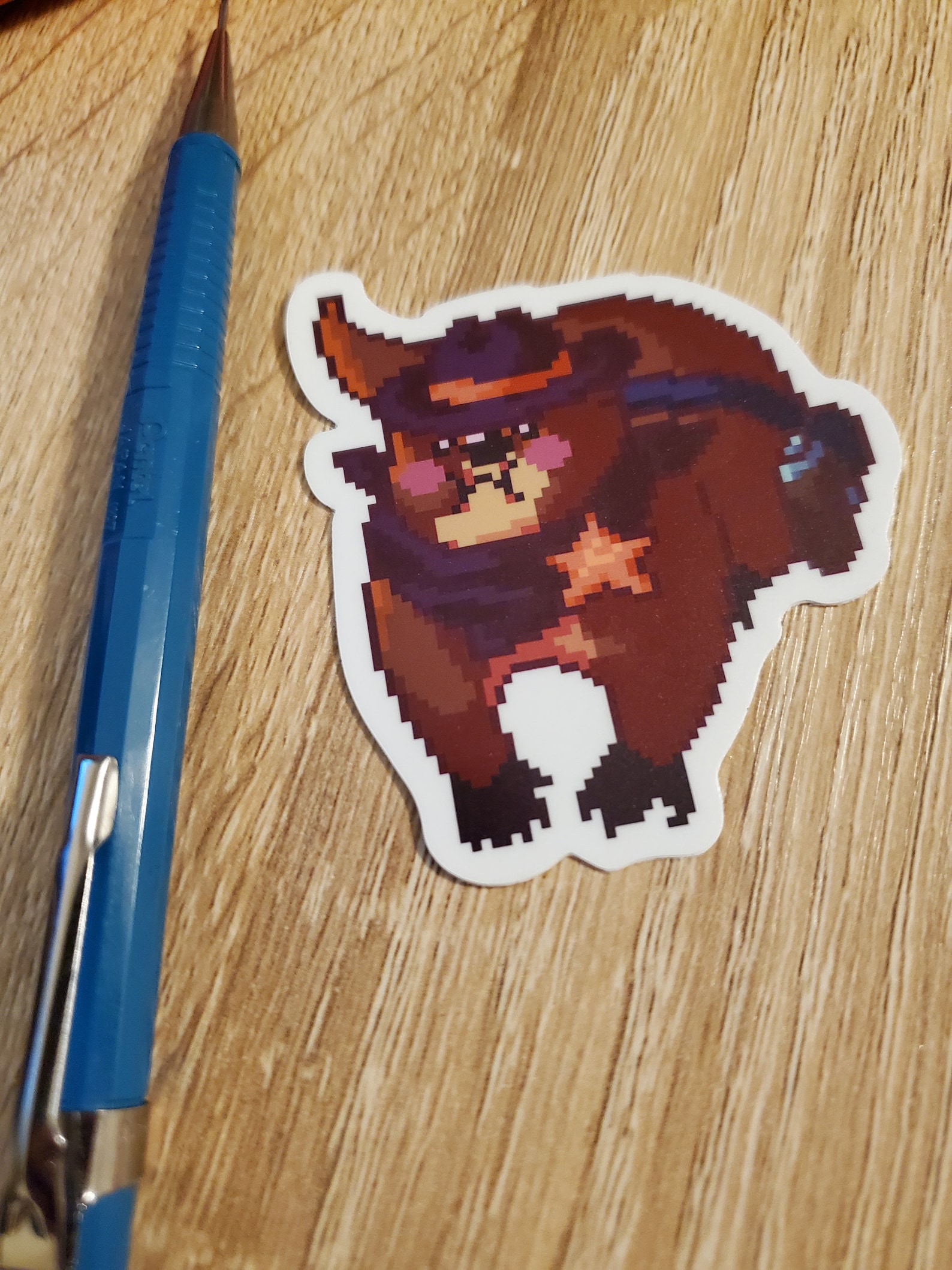 Pixel Art Otter Vinyl Stickers - Etsy