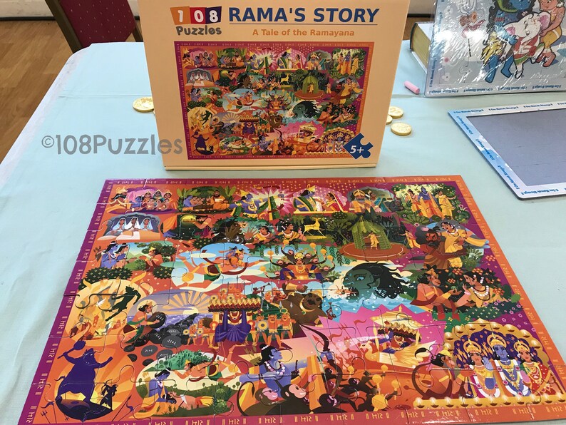 Rama's Story - Hindu Gods Ram, Sita, Hanuman Puzzle on the Ramayana ...