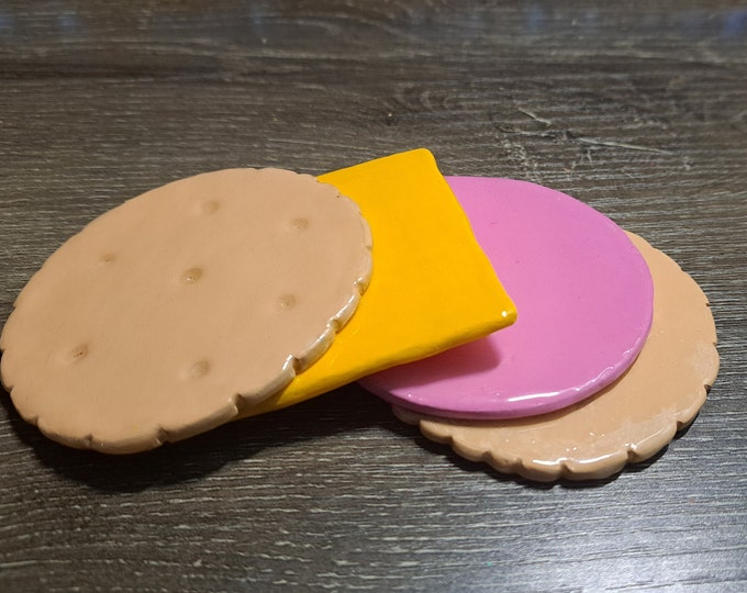 Lunchables Sandwich Coasters - Etsy