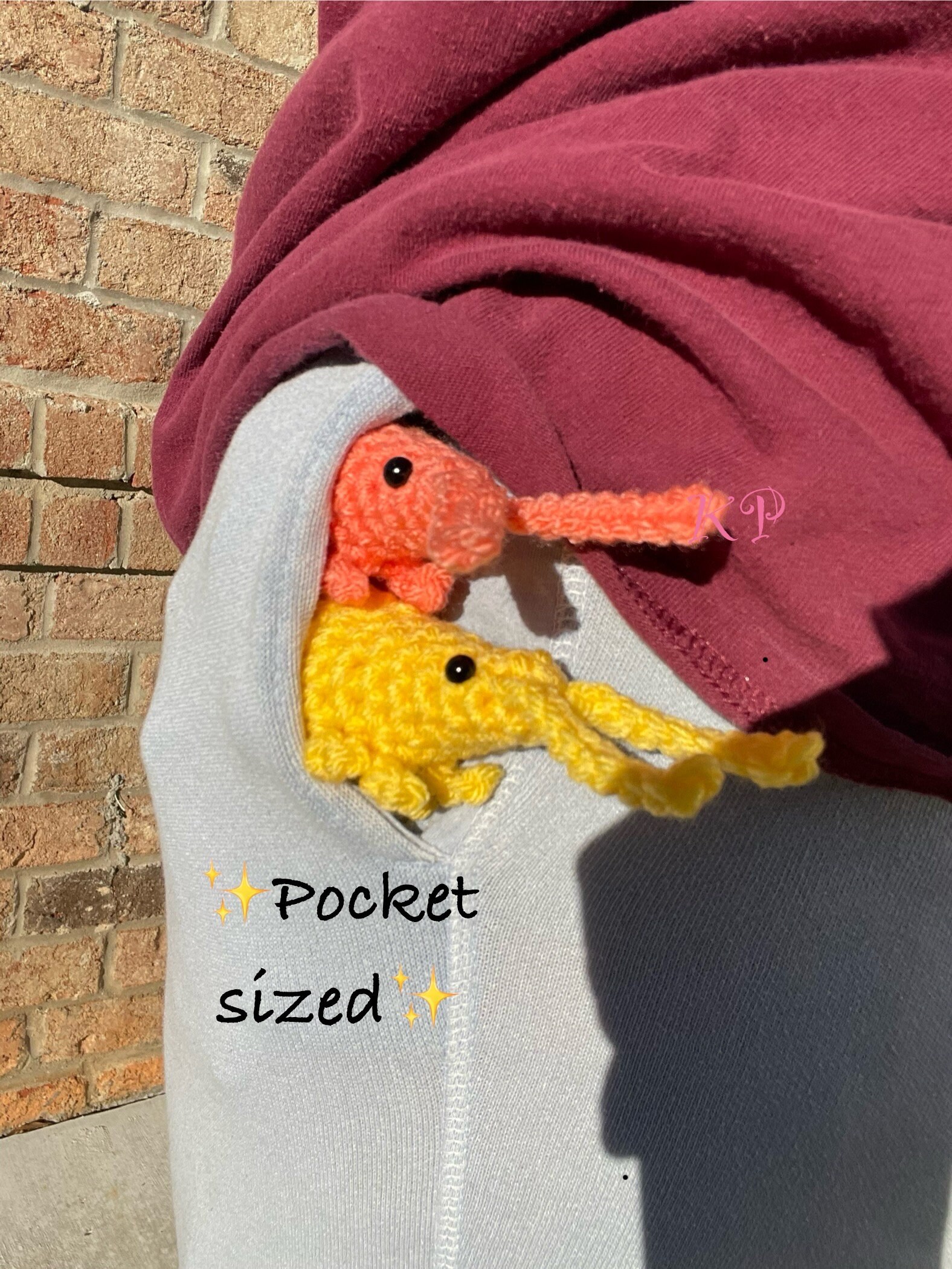 Emotional Support Shrimp | Crochet Animal | Amigurumi Plush | Finished ...