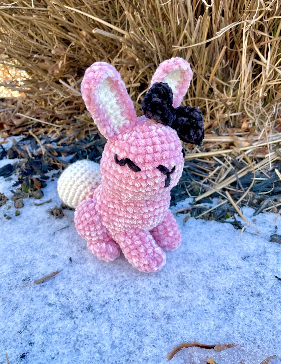 Eleanor the Bunny | Crochet Plush | Amigurumi Animal Toy | Velvet Soft ...