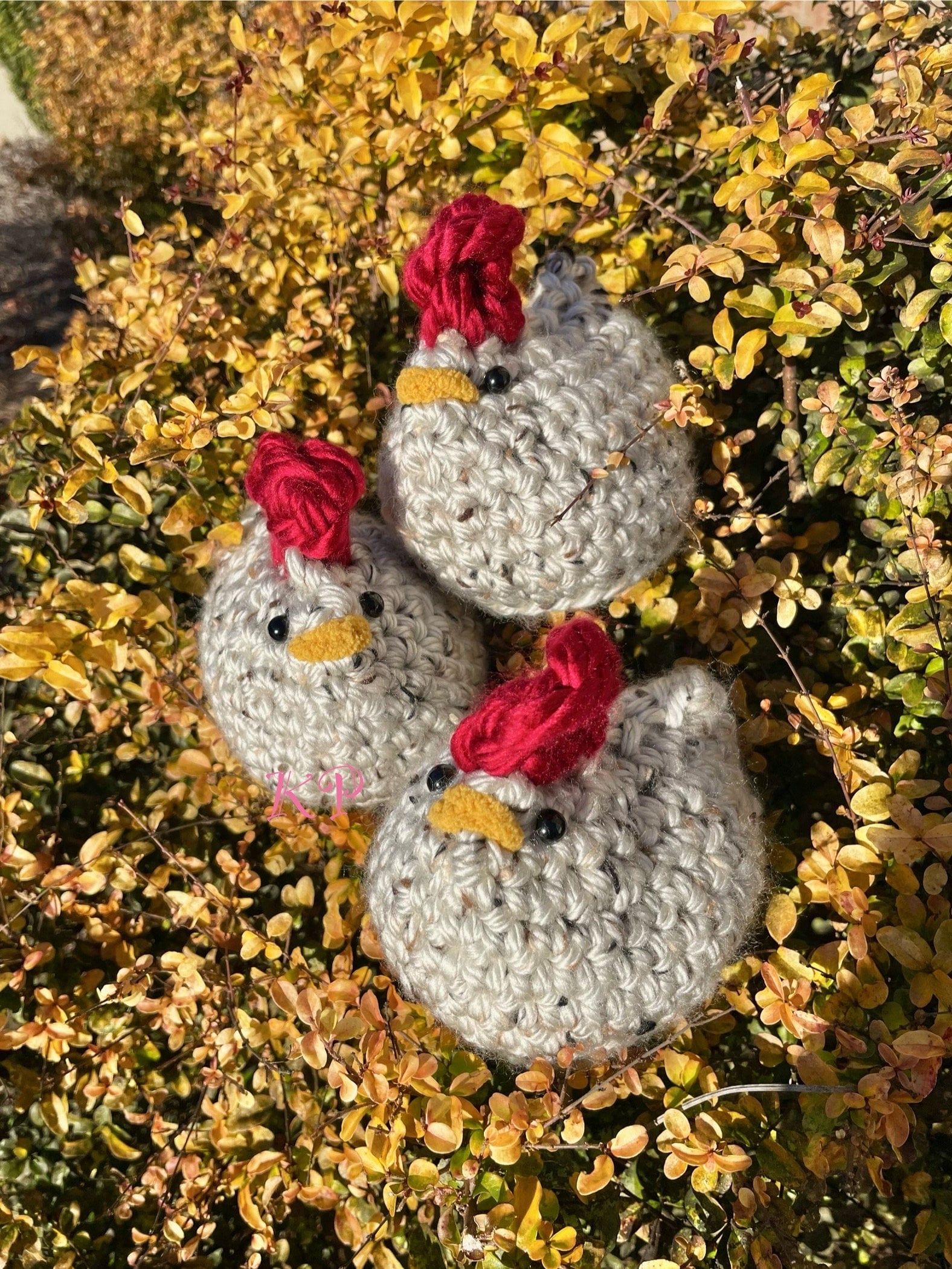 Crochet Chickens Chunky Chickens Finished Crochet Product Amigurumi ...
