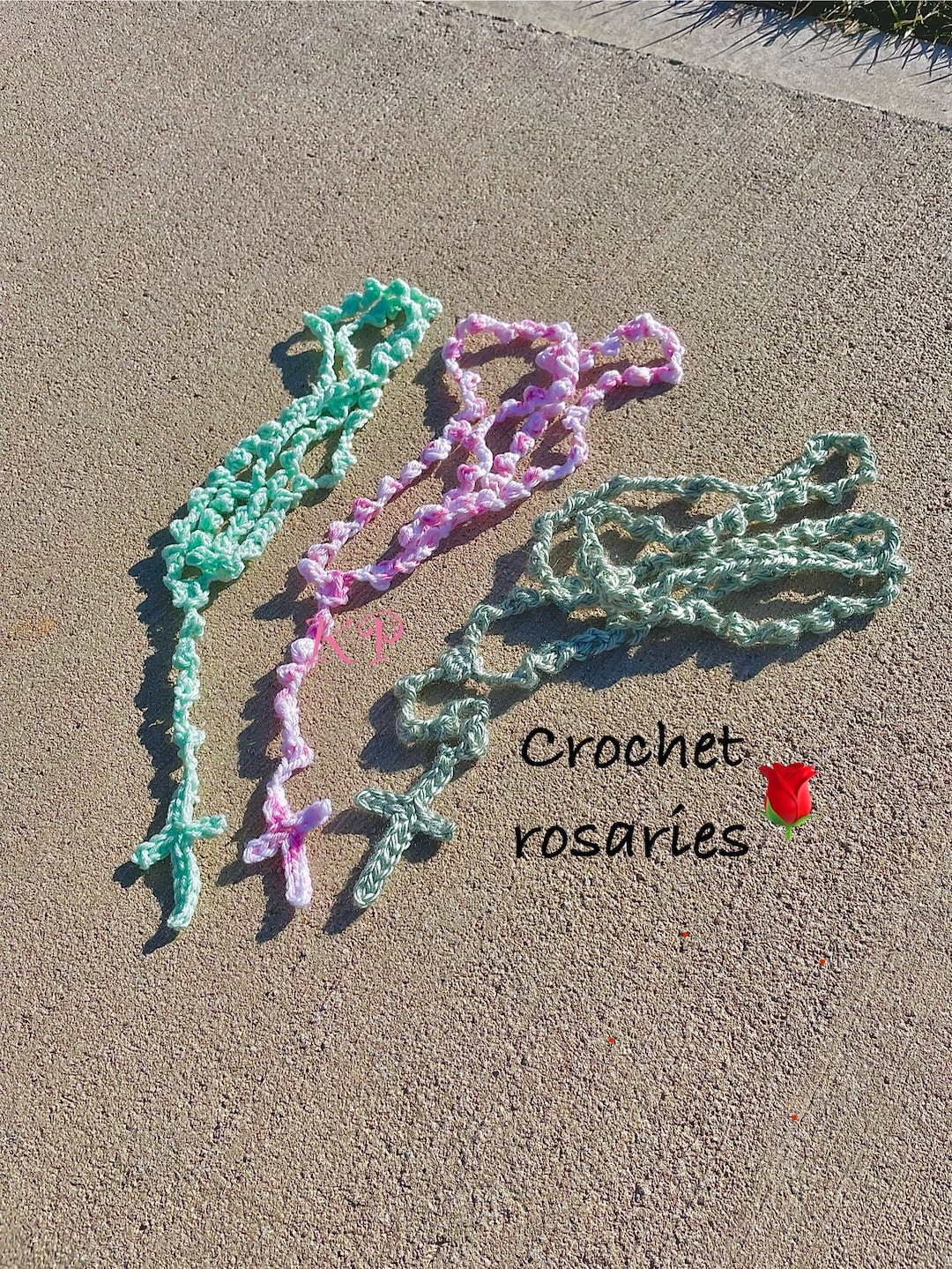 Crochet Rosary | Catholic Easter Gift | Christian Baby's First Rosary ...