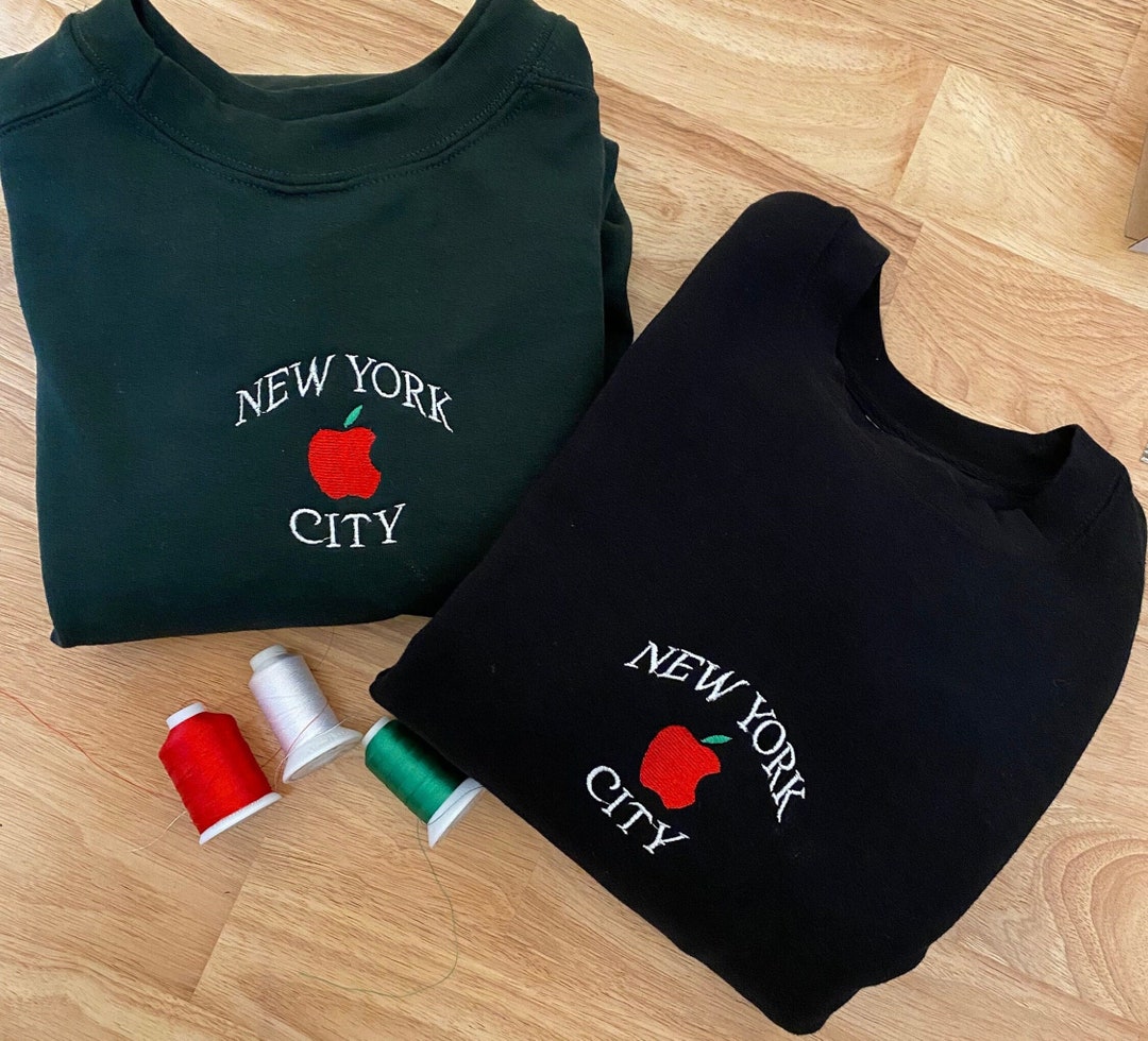 New York City Embroidered Sweatshirt Trendy New York Sweater New York ...