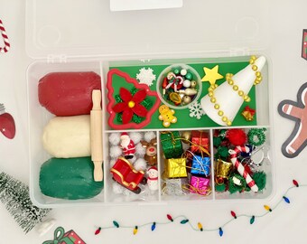 Christmas Playdough Kit - Etsy