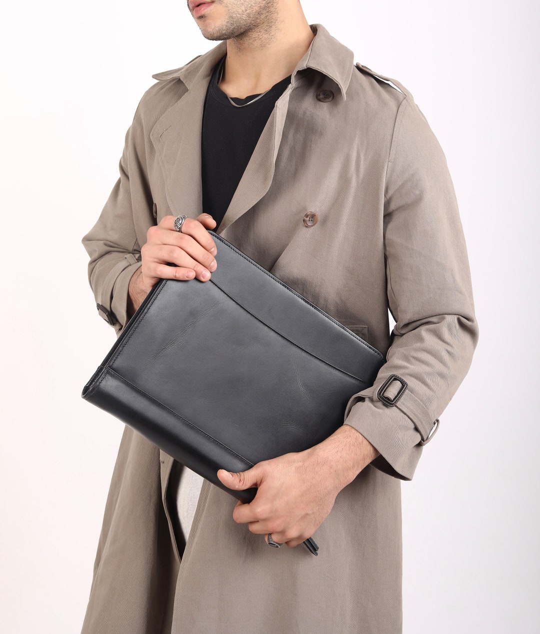 Personalized Leather Portfolio A4, Custom Business Padfolio - Etsy
