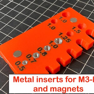 Bike Scruler V2.0 - Metric Screw Ruler for Bicycle-sized Fasteners - M3 ...