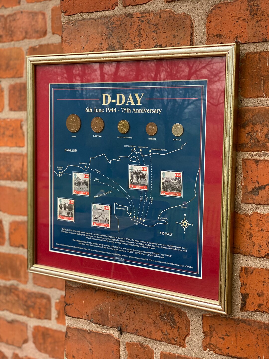 75th Anniversary D-day Normandy Sterling Collections Stamps and Coins ...