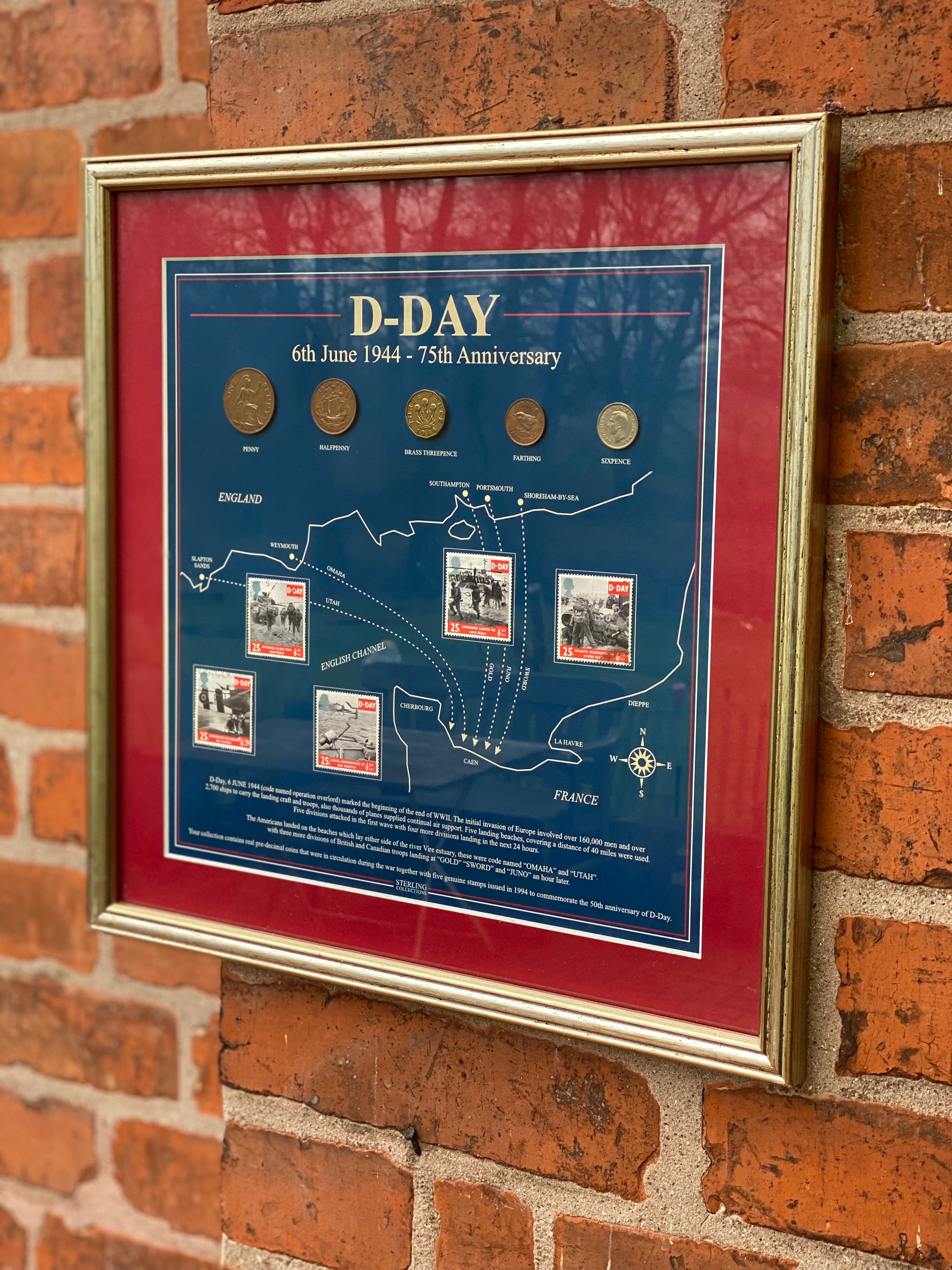 75th Anniversary D-day Normandy Sterling Collections Stamps and Coins ...