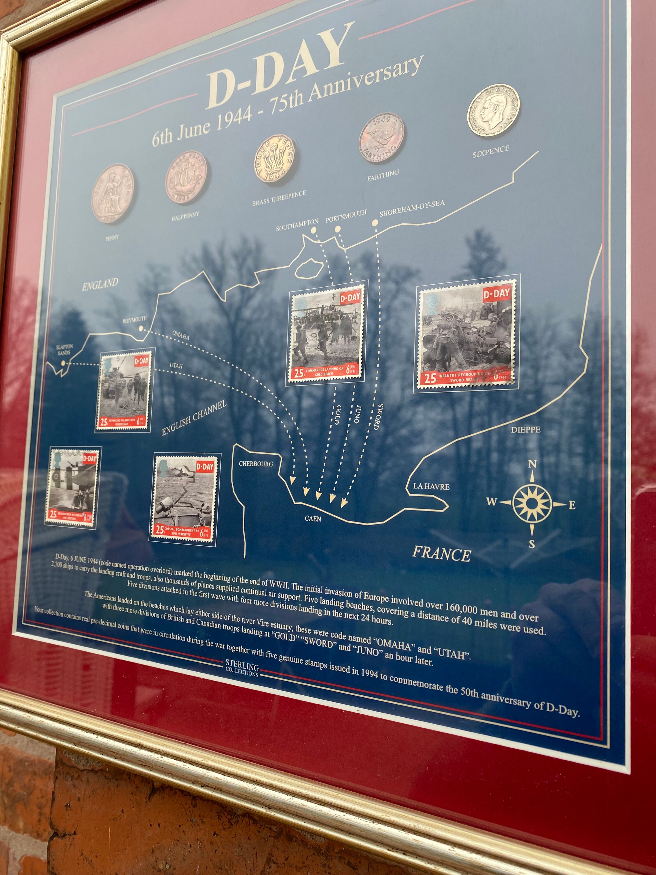 75th Anniversary D-day Normandy Sterling Collections Stamps and Coins ...