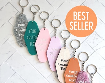 Vintage Hotel Keychain | Etsy