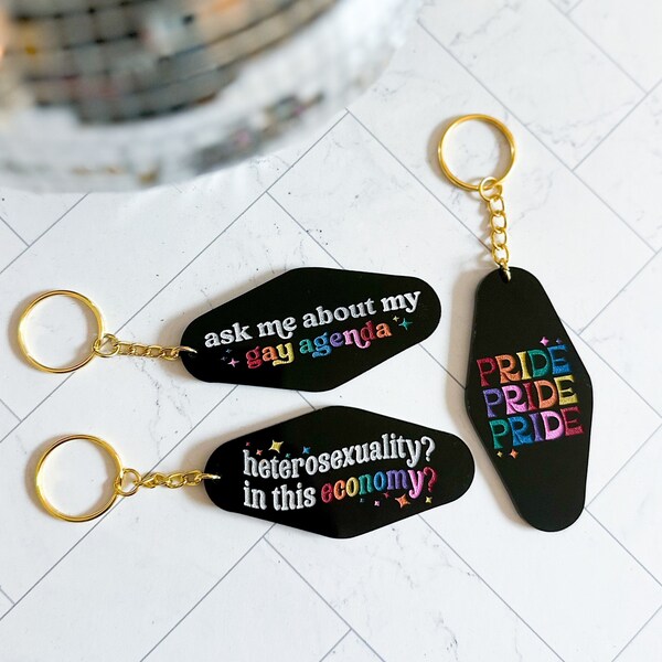 Pride Keychains - Etsy