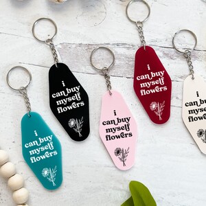 I Can Buy Myself Flowers Keychain Miley Cyrus Flowers Merch Gift for ...