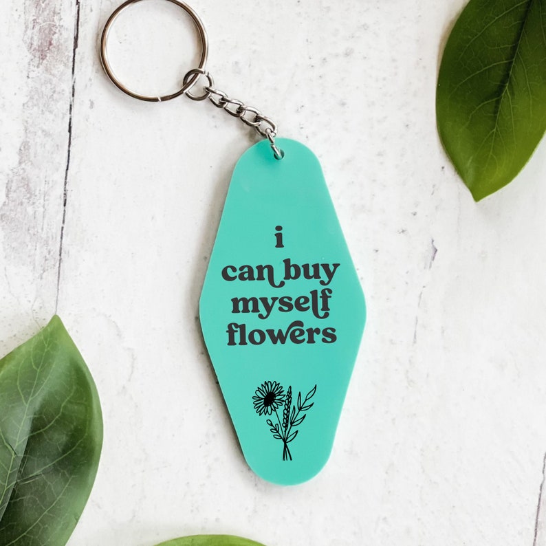 I Can Buy Myself Flowers Keychain Miley Cyrus Flowers Merch - Etsy