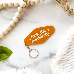Funny Custom Keychains Trendy Unique Motel Keyring Choose Your Color ...