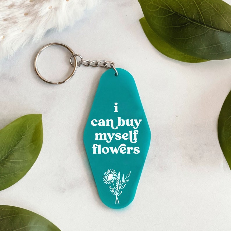 I Can Buy Myself Flowers Keychain Miley Cyrus Flowers Merch - Etsy