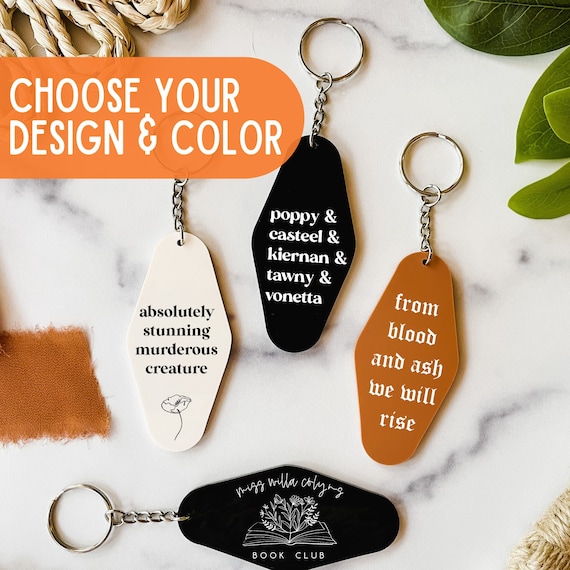 From Blood and Ash Hotel Keychains FBAA Acrylic Keychain - Etsy