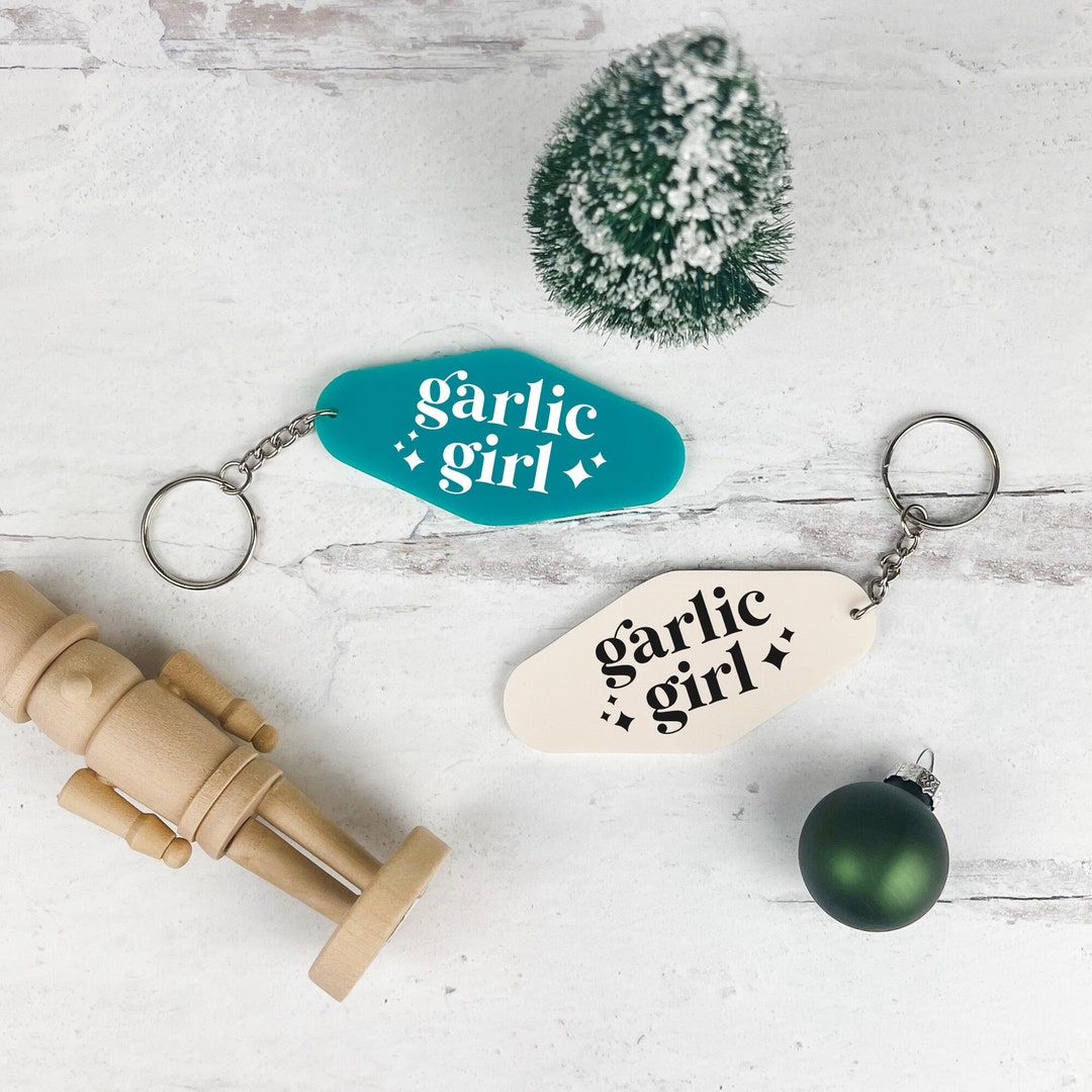 Garlic Girl Hotel Keychain Trendy Garlic Girl Motel Keychain Choose ...