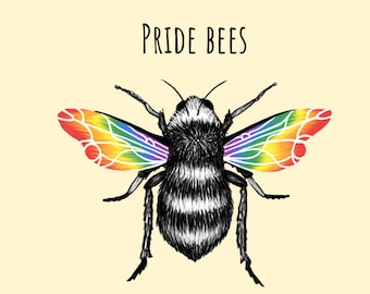 Gay Bee Sticker - Etsy