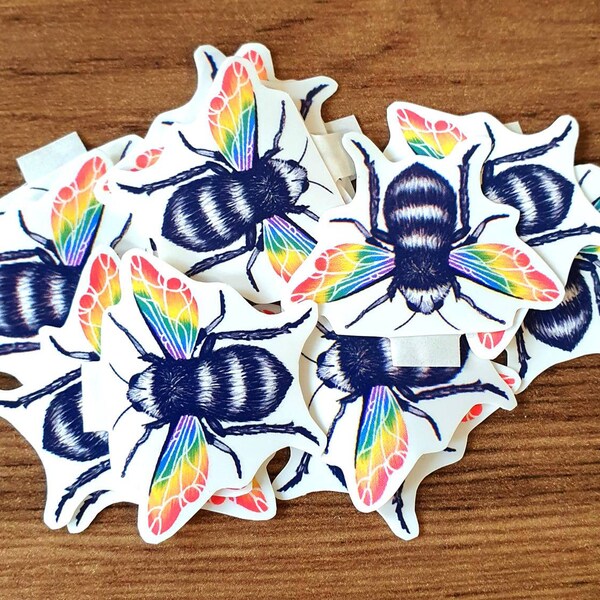 Bee Sticker - Etsy