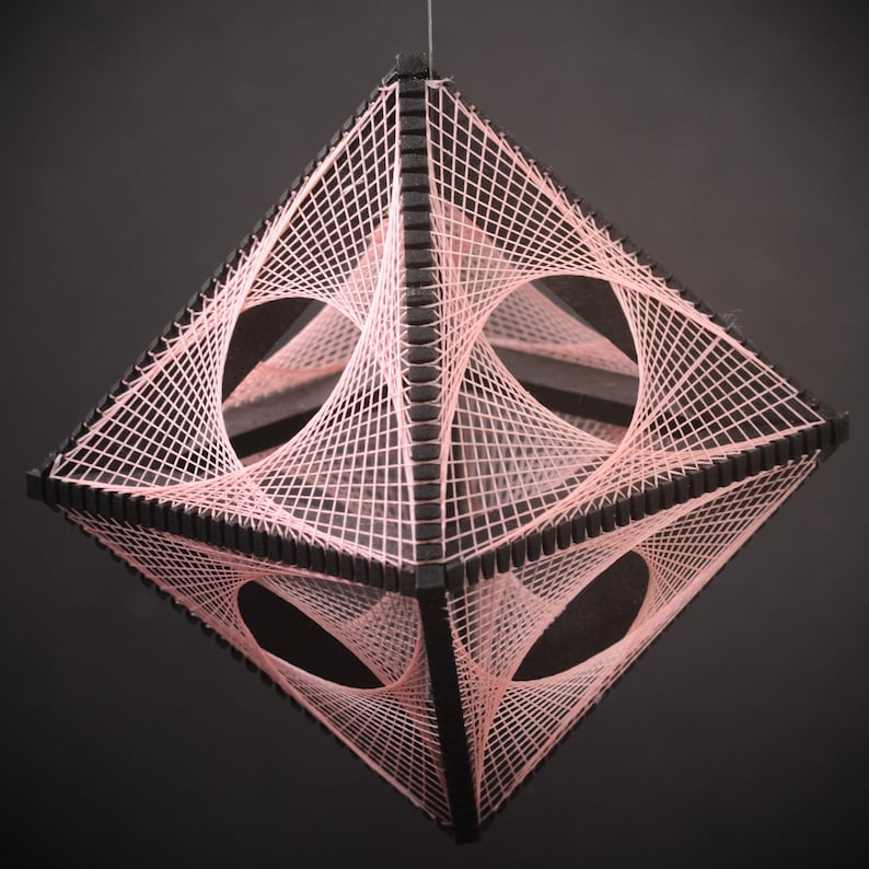 3D String Art Kit (3 Frame Kit) Create Your Own String Sculptures and ...