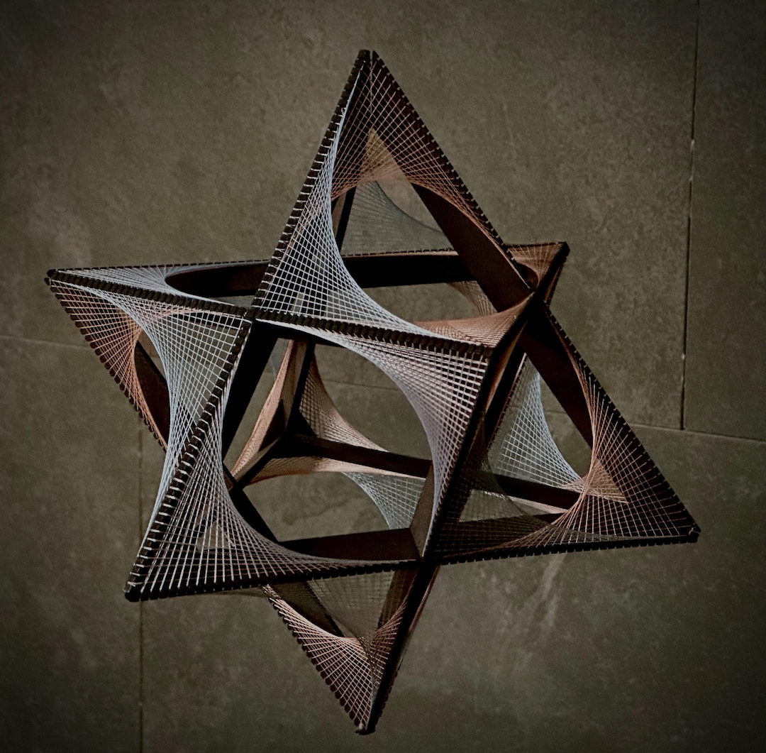3D String Art Kit: Stella Octangular Sculpture - DIY Craft - Etsy UK