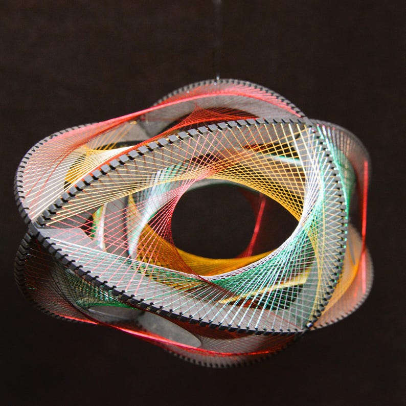 3D String Art Craft Kit – Space Orb Sculpture, DIY Project - Etsy