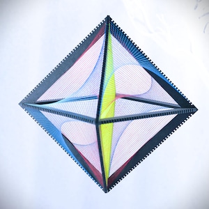 3D String Art Kit (3 Frame Kit) Create Your Own String Sculptures and ...