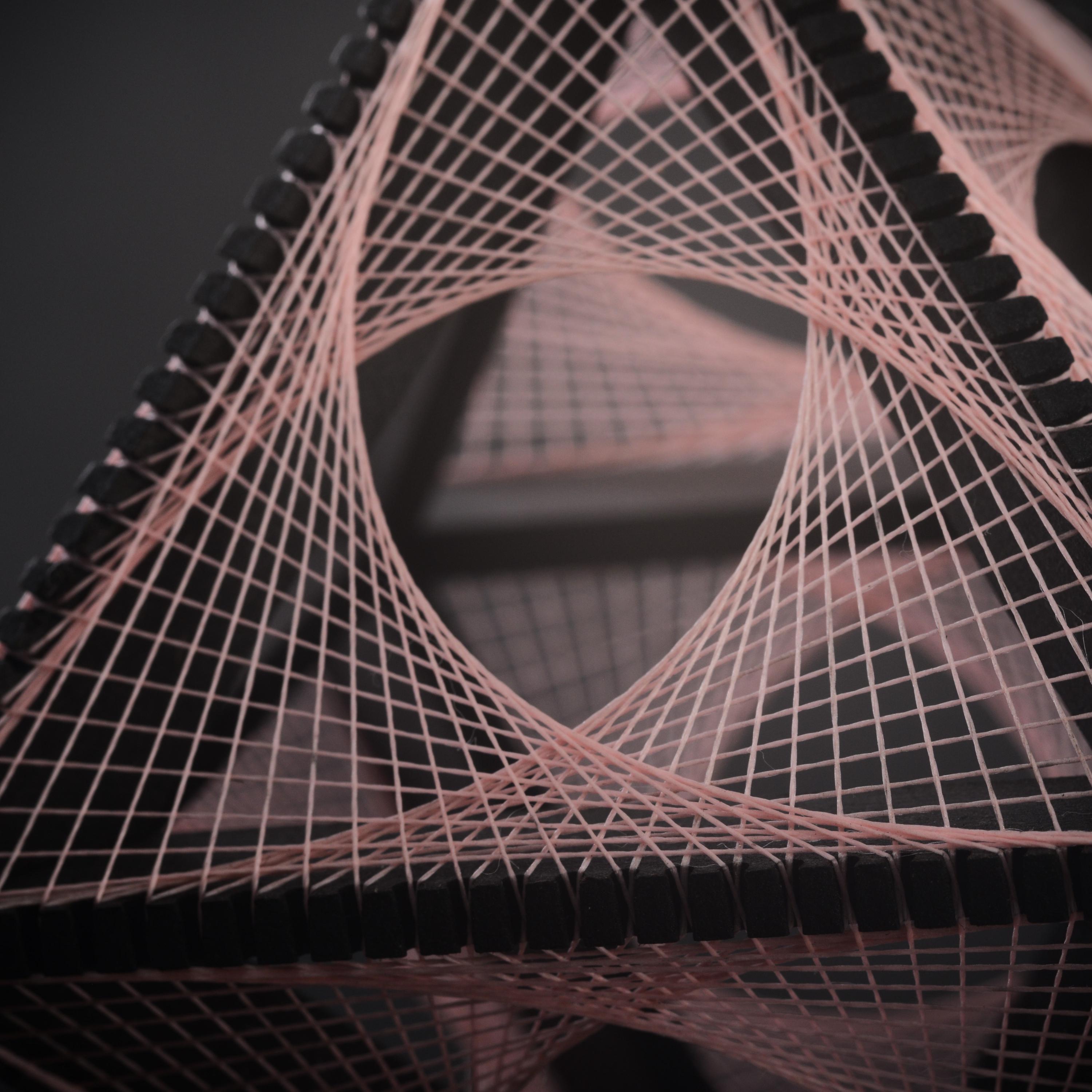 3D String Art Kit ( 1 Frame - Medium - 150mm) Create Your Own String ...