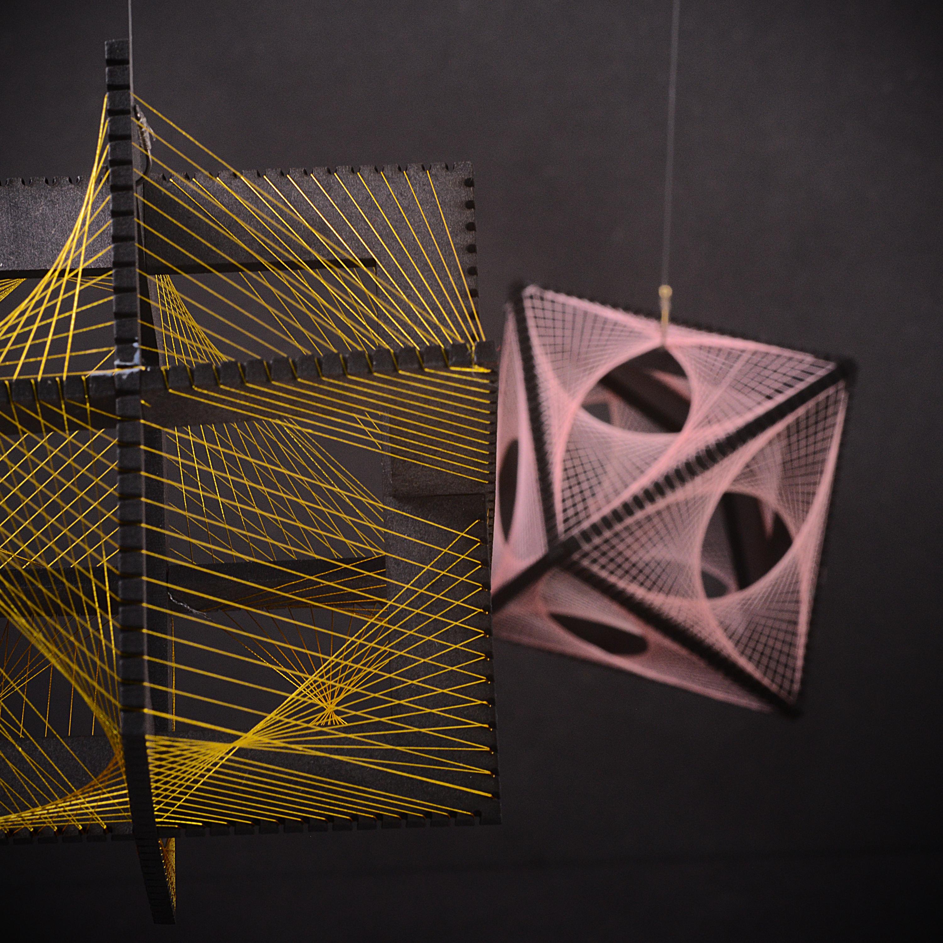 3D String Art Kit (3 Frames - ONLY) Create Your Own String Sculptures ...