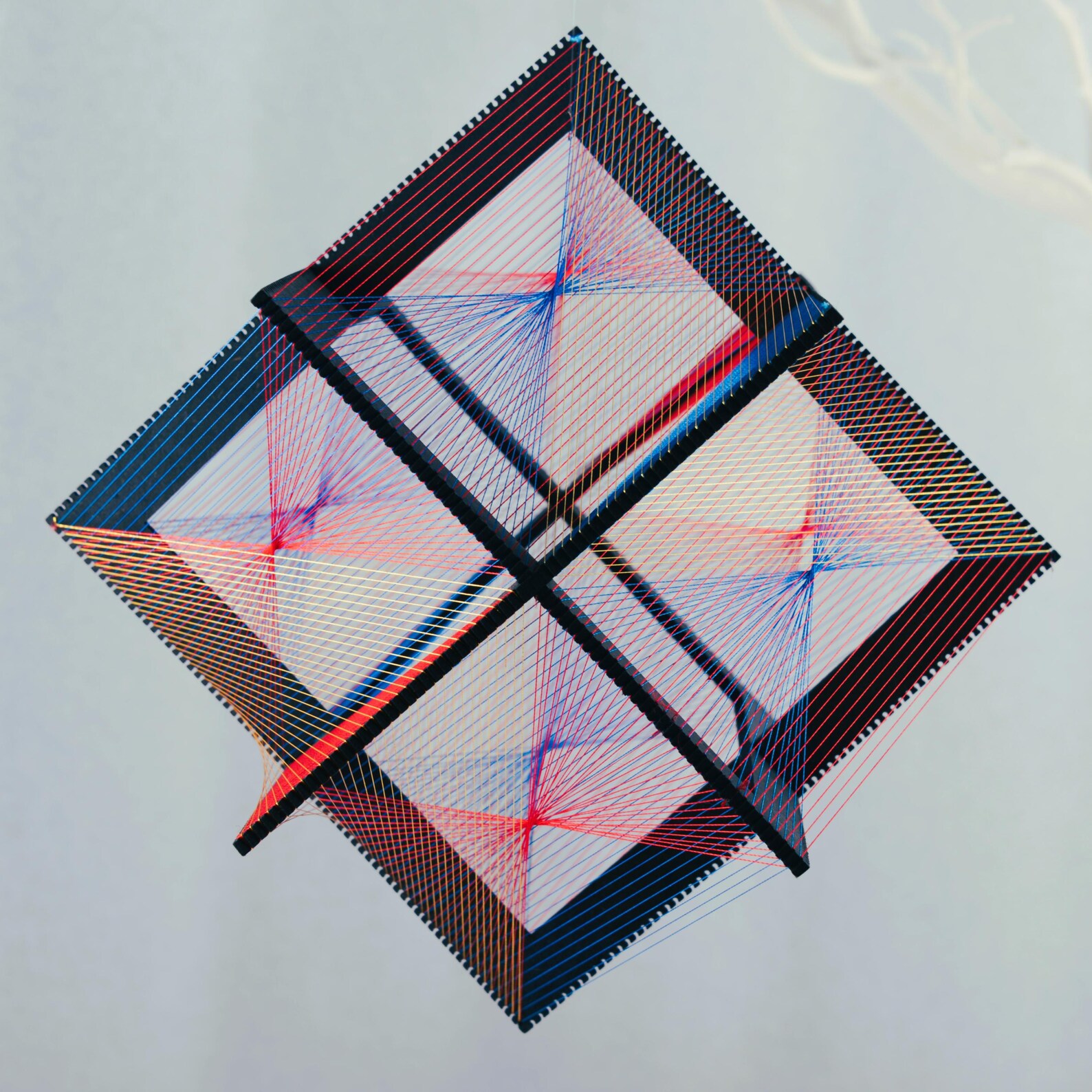 3D String Art Kit ( 1 Frame - Medium - 150mm) Create Your Own String ...