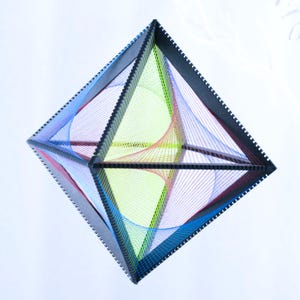 3D String Art Kit ( 1 Frame - Medium - 150mm) Create Your Own String ...