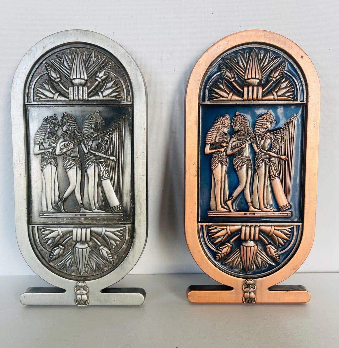 American Made Ancient Egyptian Style Shenu or Cartouche as Wall Hanging ...