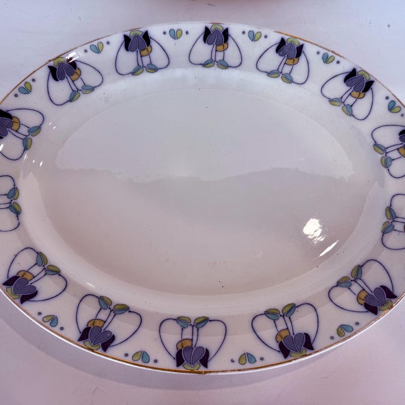 Vintage Tulip Platter - Etsy UK