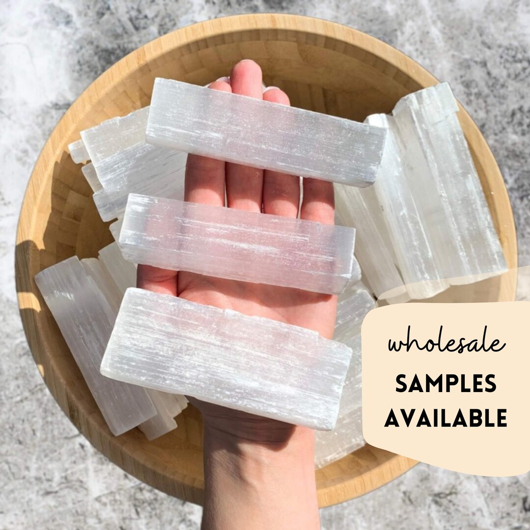 Great Quality Gypsum Rough Sticks, Selenite 10 Cm From Morocco ...